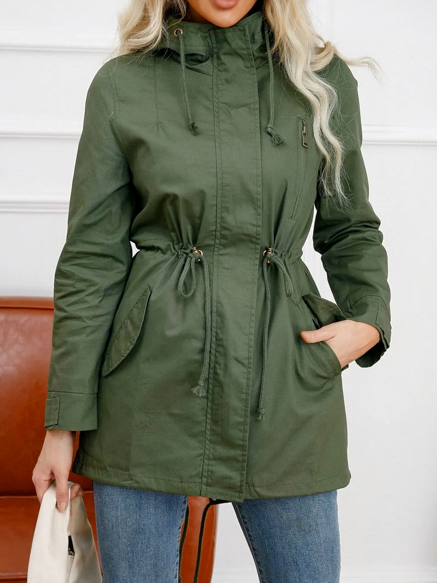 Veste saharienne femme coupe-vent avec capuche • Ma veste